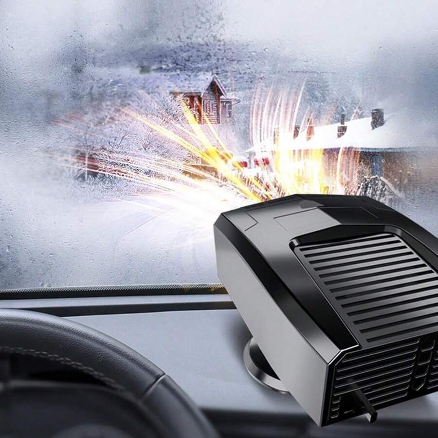 12V 150W Car Heater, Portable Car Heater Defroster Fans, 2 In 1 Heating ...