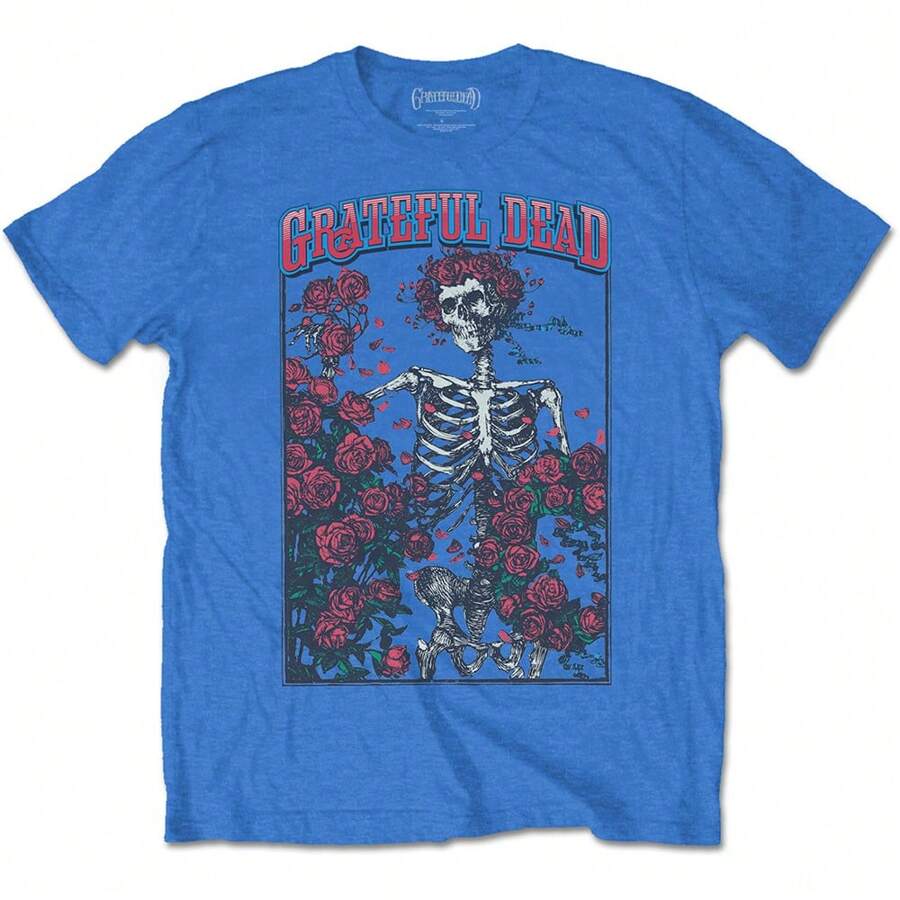 Grateful Dead | Official Band T-Shirt | Bertha & Logo | SHEIN South Africa