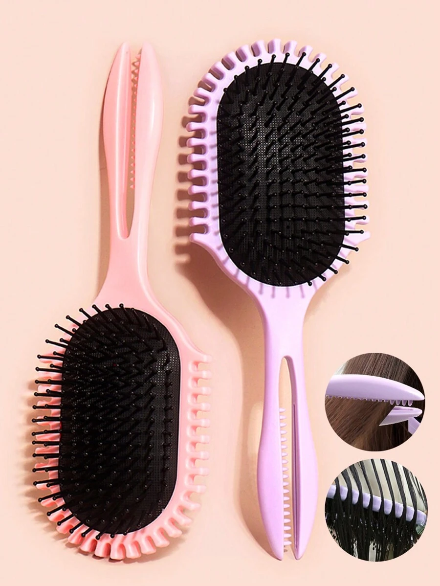 Bounce Air Cushion Wavy Hair Comb, Massage Nourishing Hair Brush, Curl ...