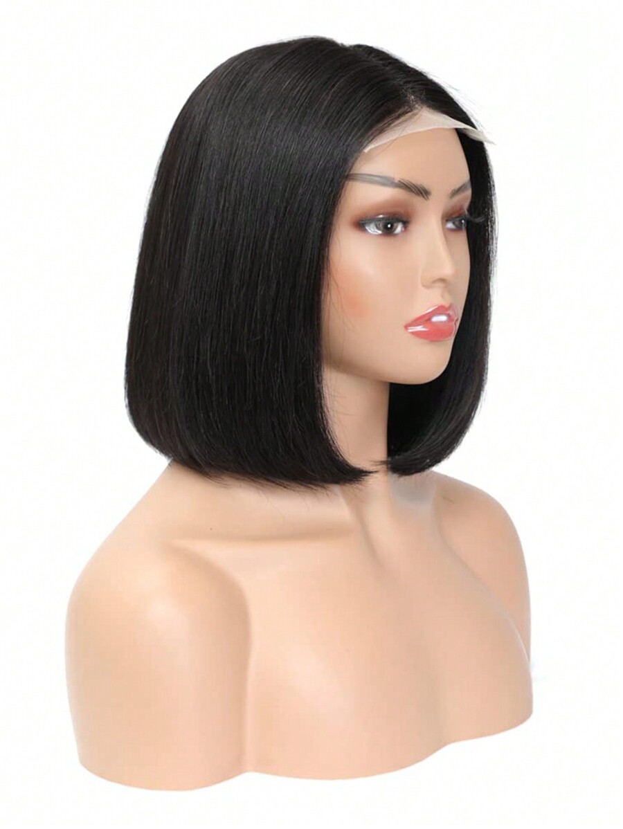 Perruque Bob de 16 pouces avec cheveux humains, perruque frontale en ...