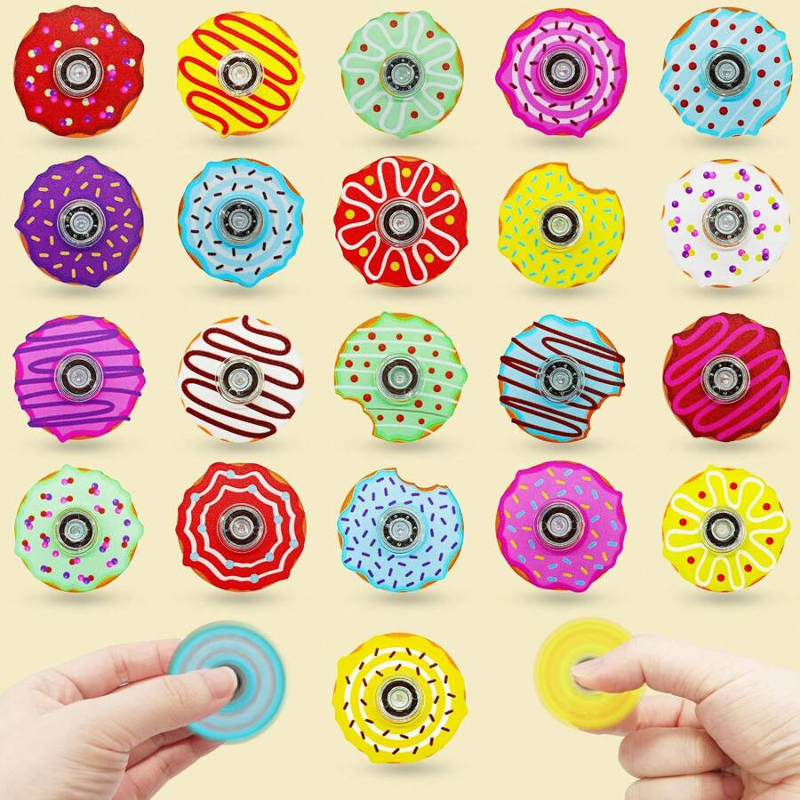 Donut Fidget Spinners Toys, Fidget Spinners Relieve Stress And Anxiety ...