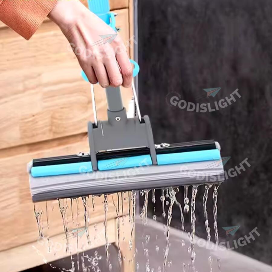 Mop Esfregão Rodo Vassoura Magica Limpa Lava Seca Tira Pó Com Alavanca De Enxague | SHEIN Brasil