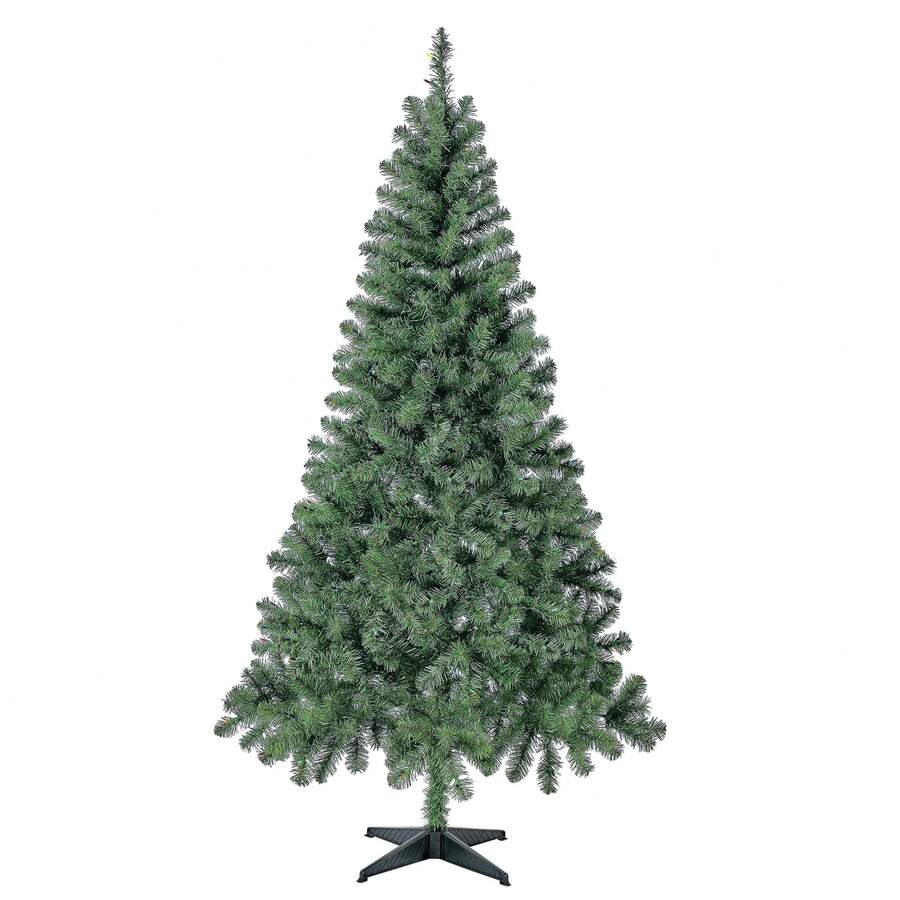6.5 Ft Pine Artificial Christmas Tree With 250 Color-Changing LED ...