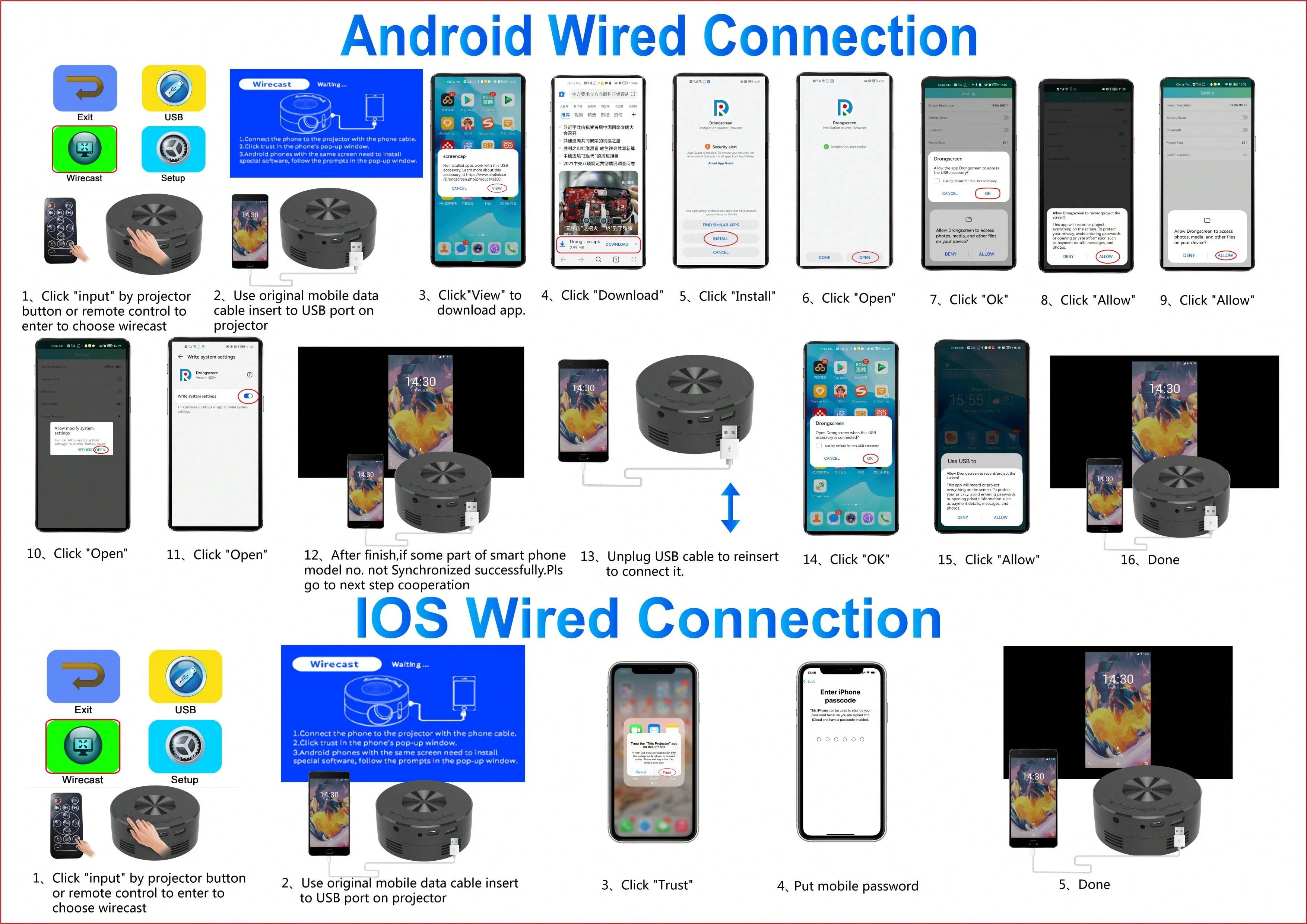 Q96 OHP YT200 מיני נייד LED מקרן קולנוע ביתי סרט מולטימדיה מכשיר הקרנה ...
