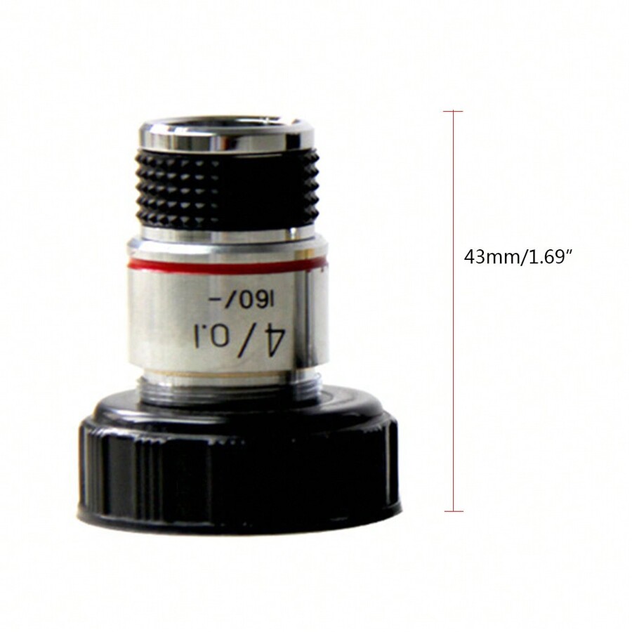 4X 10X 40X 100X High Quality Microscope Objective Lens Achromatic ...