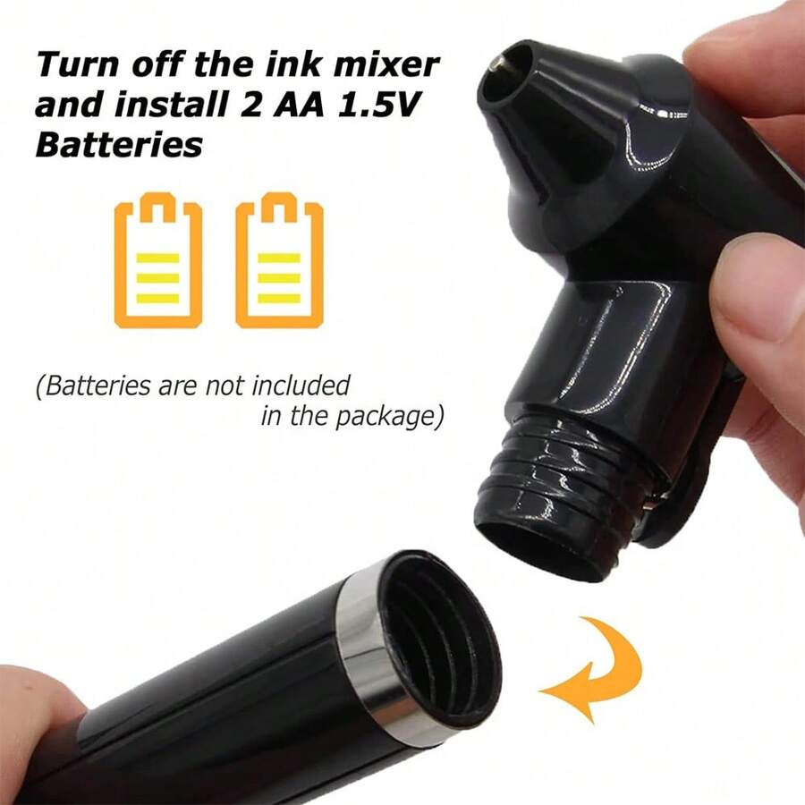 Ink Mixer - Pigment Mixer, Equipped With 5 Ink Mixing Rods, Black ...