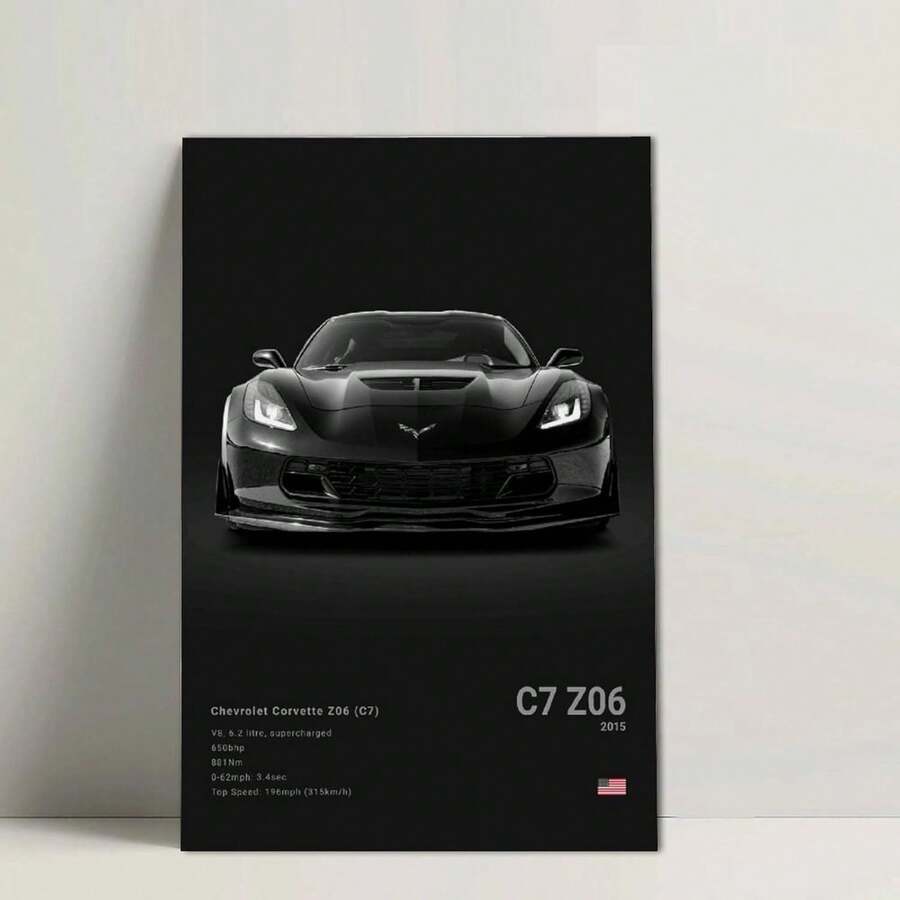 American Muscle Car Poster Sports Car Wall Art Racing Car Posters For ...