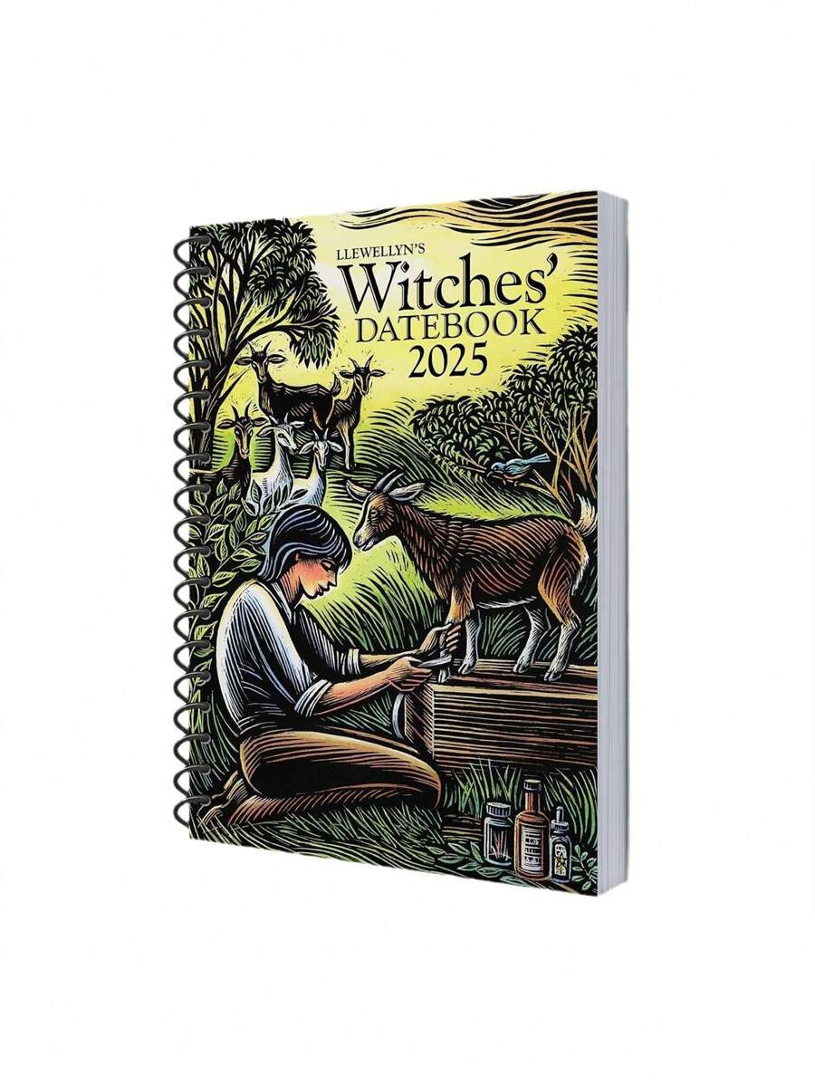 1pc 2025 Witches' Datebook Can Be Used As Valentine's Day, Christmas ...