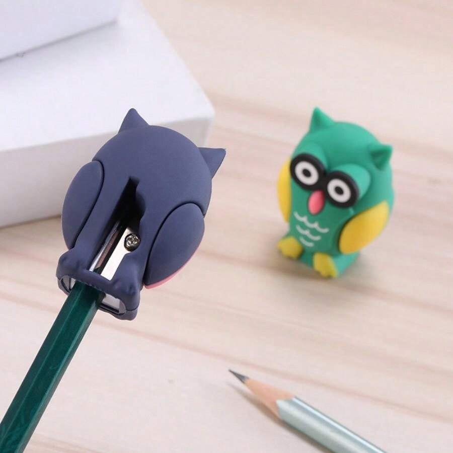Cartoon Pencil Sharpener For Kids, Manual Pencil Sharpener For Students ...