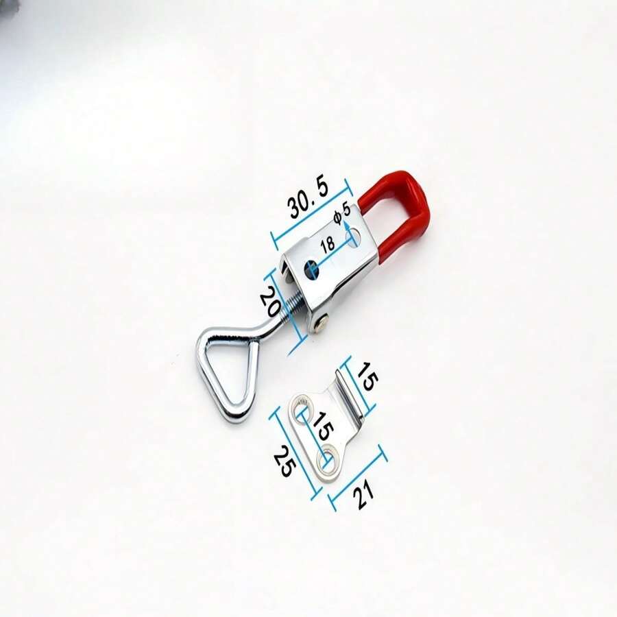 4/8pcs Heavy Duty Iron Toggle Clamps, Adjustable Lever Latch Locks ...