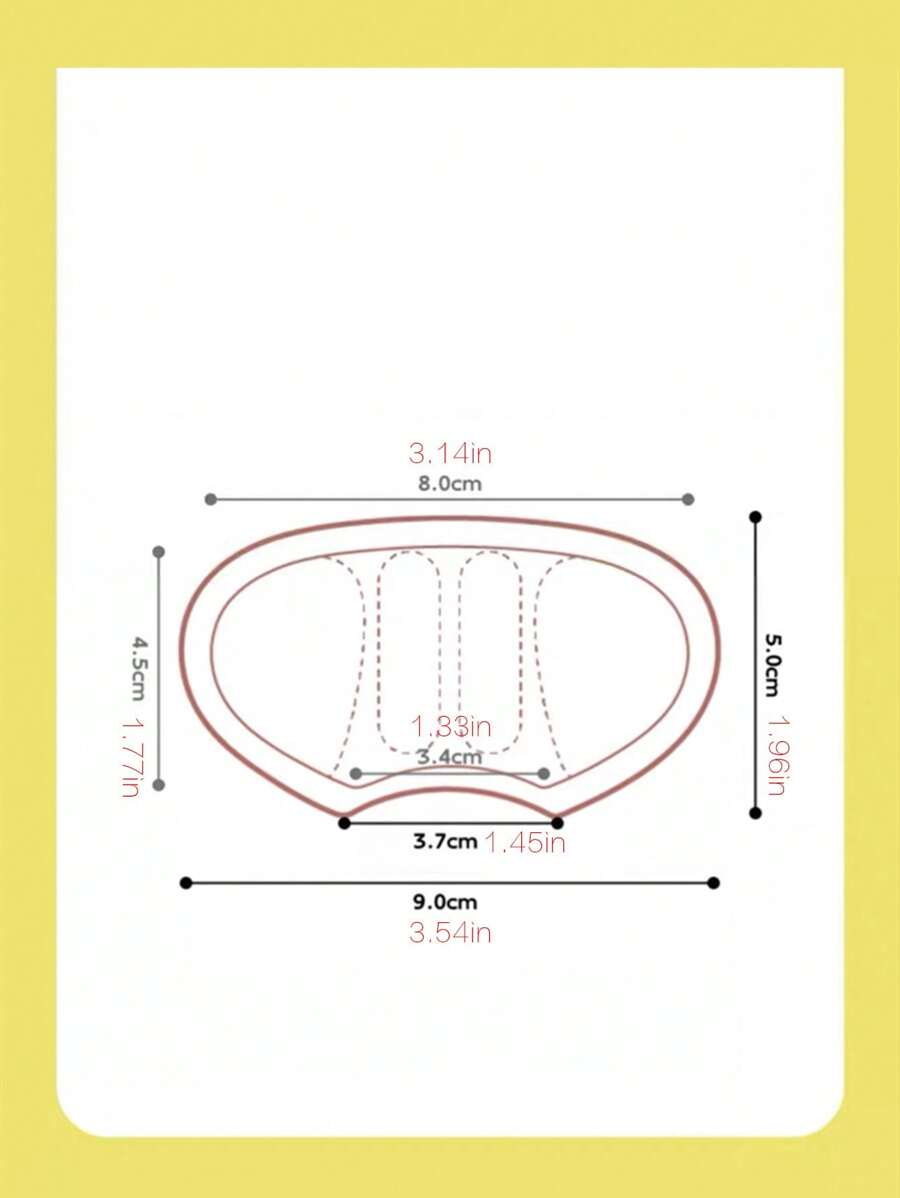 3 Pairs Silicone Anti-Friction Heel Grips, Half Size Inserts To Repair ...