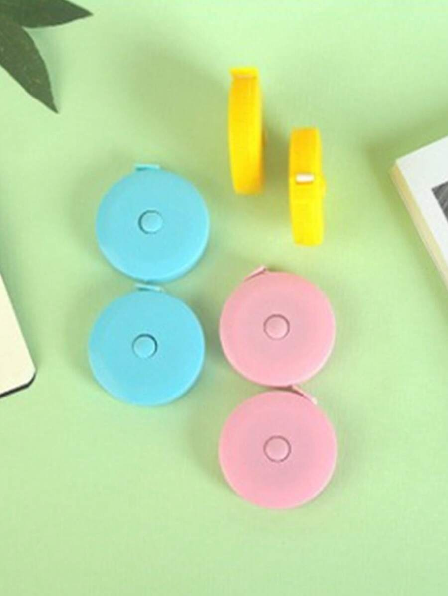 1pc Cute Ruler, Colorful Plastic Shell, Retractable Sewing Ruler, 1.5m ...