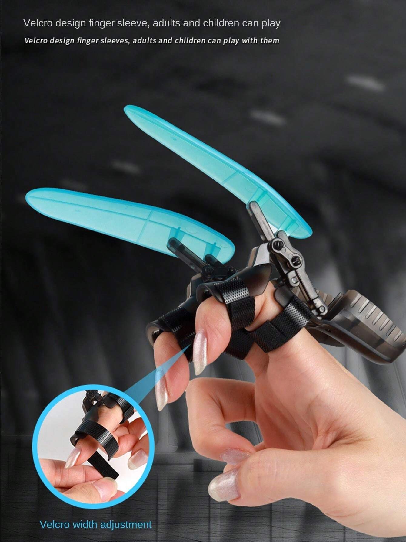 Glowing Mechanical Claw, Wolf Claw Model, Stretchy, Finger Armor ...