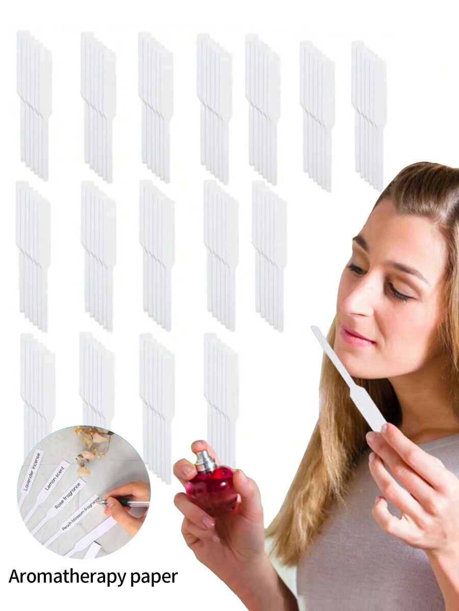 100pcs Fragrance Test Paper, Disposable Fragrance Test Strips, 13cm ...