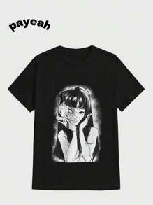 Payeah Junji Tomie Japanese Horror Manga Succubus Casual Digital Print ...