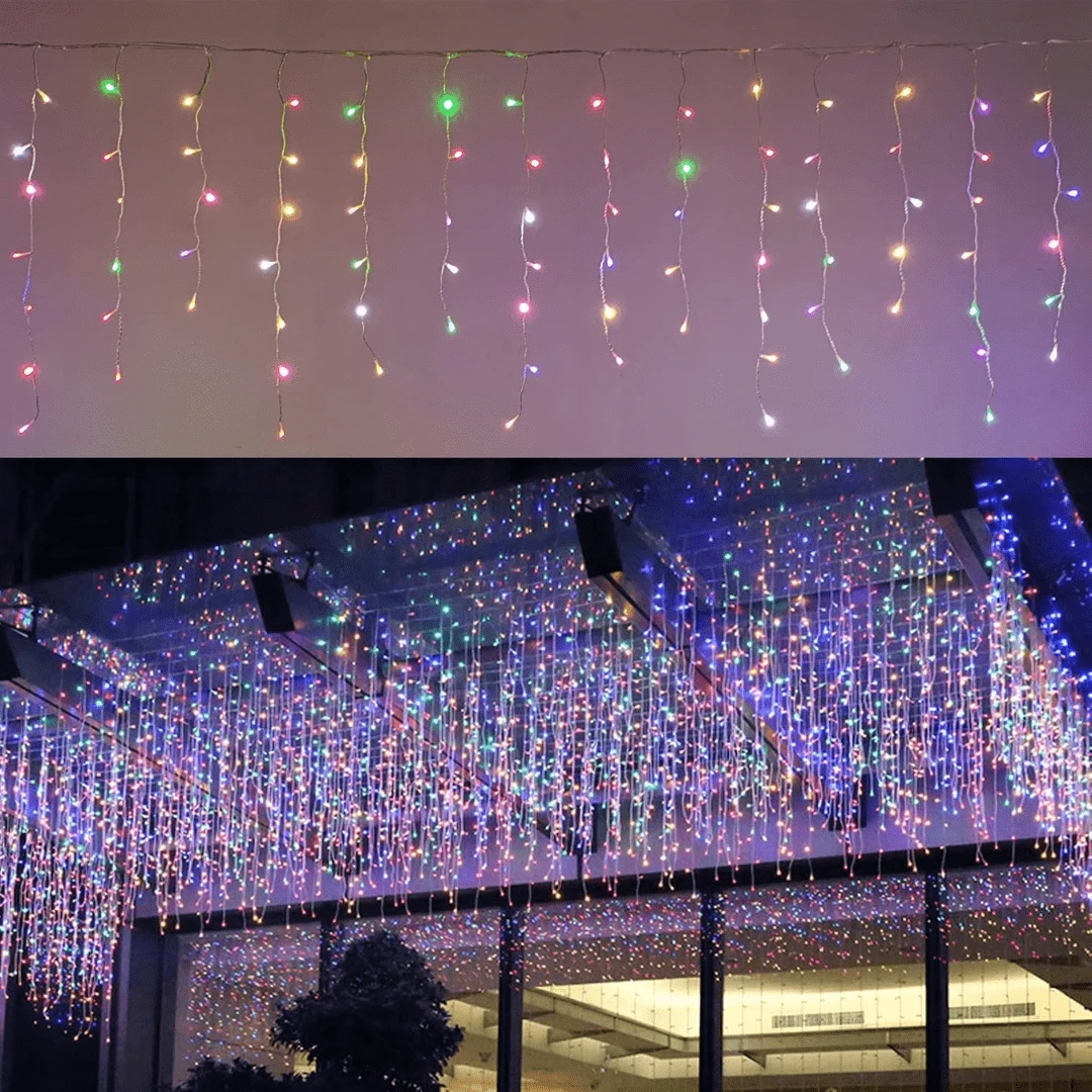 LED Light 3 Meters 100 LED, Outdoor Light Decoration Led Garland Droop ...