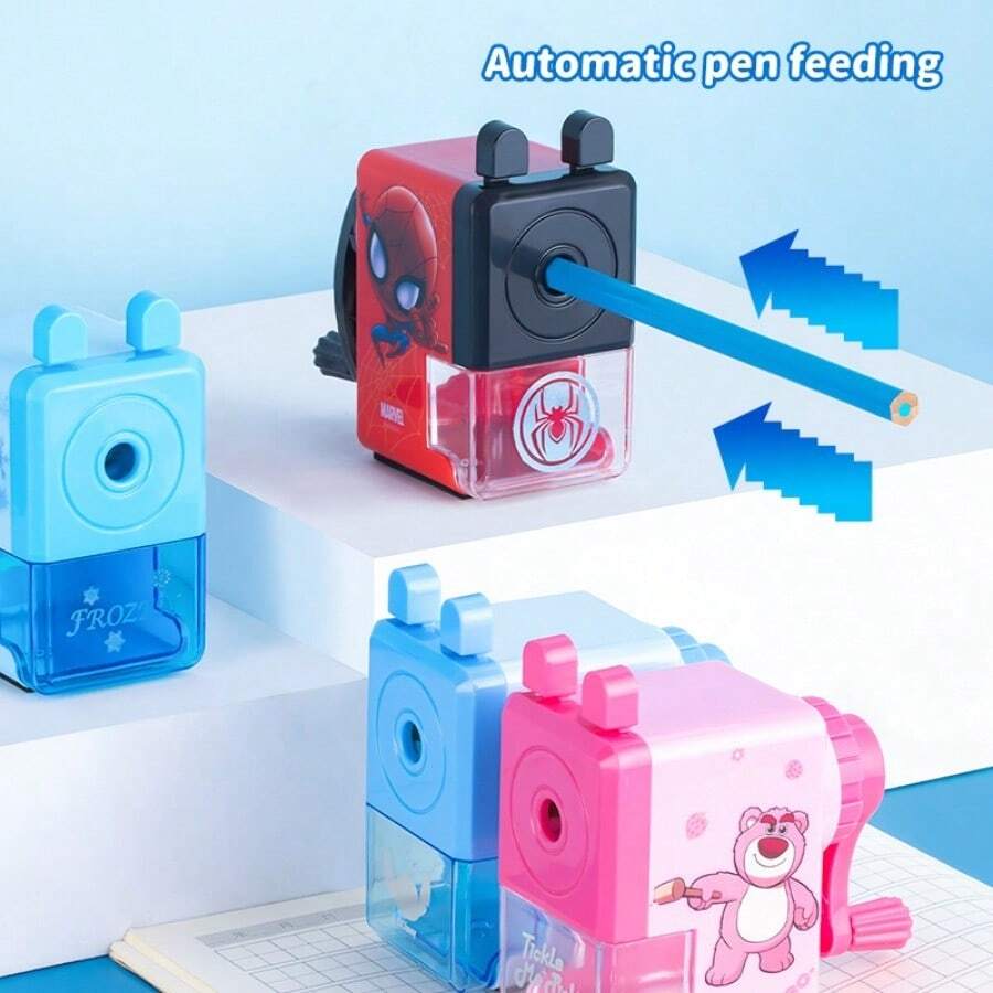 DISNEY3 Disney Handheld Pencil Sharpener, Cartoon Pencil Sharpener For ...