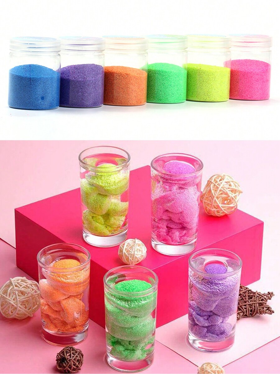 200g Colorful Non Wet Sand, Magic Sand, Insoluble Water, Magical ...