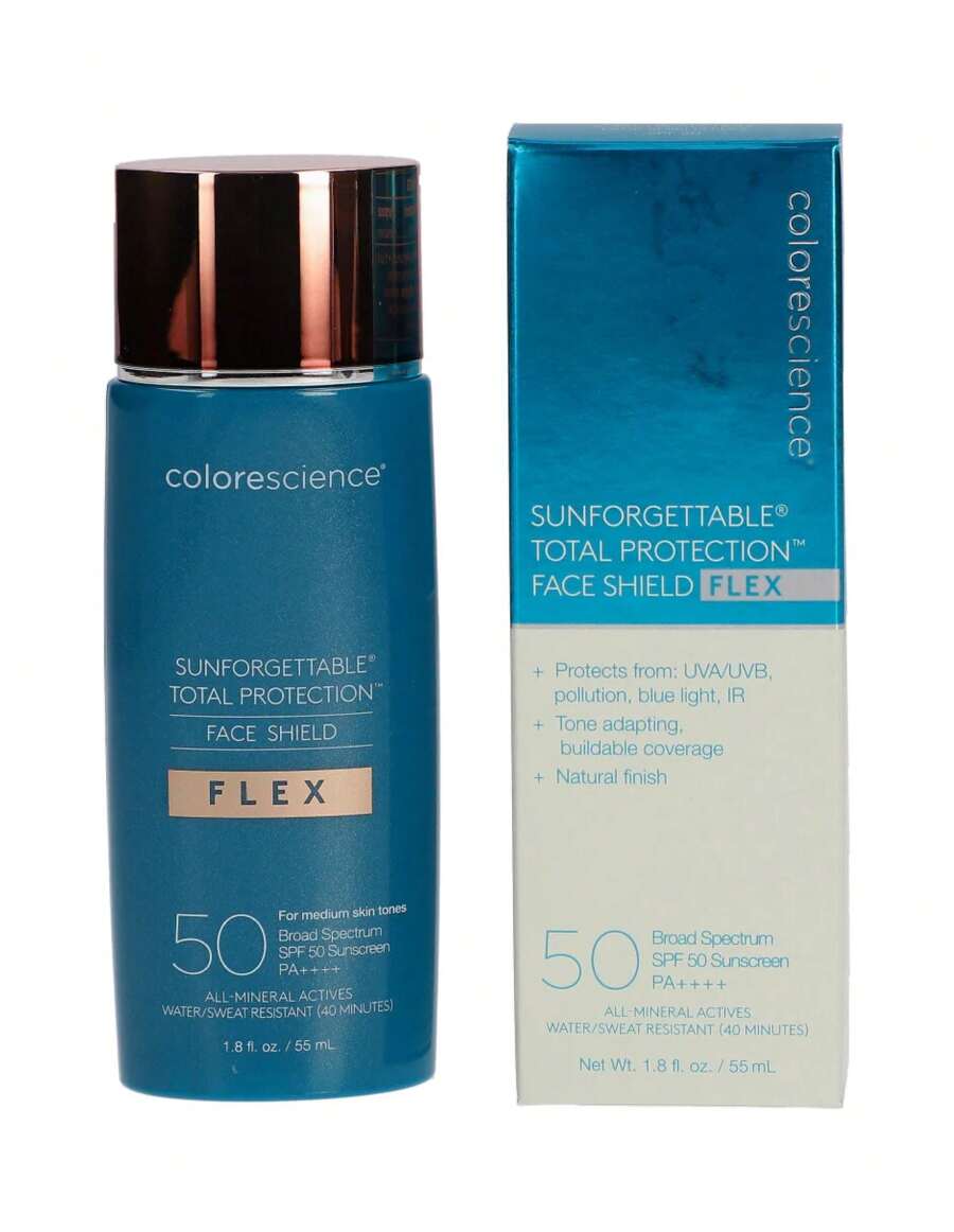 COLORESCIENCE SUNFORGETTABLE TOTAL PROTECTION FACE SHIELD FLEX SPF50 ...