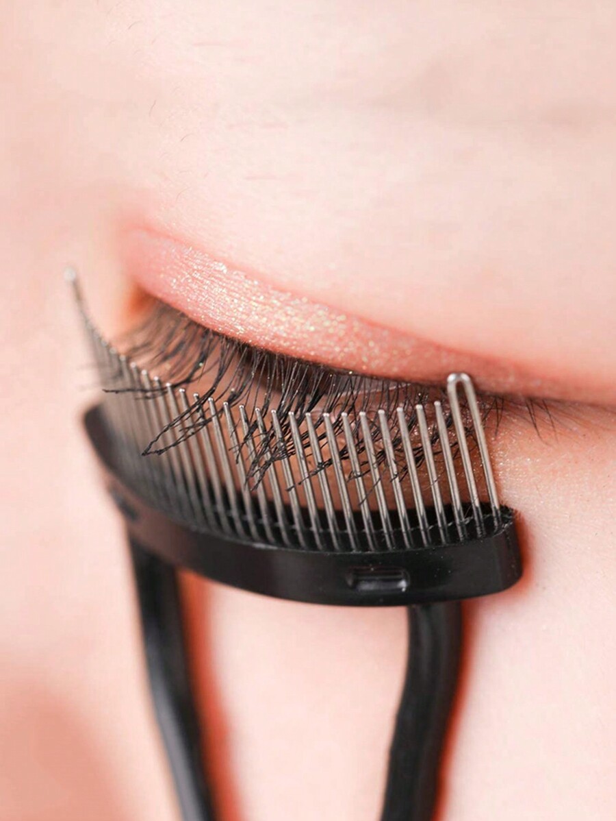 1/2pcs Steel Needle Eyelash Comb Stainless Steel Dense Tooth Comb ...