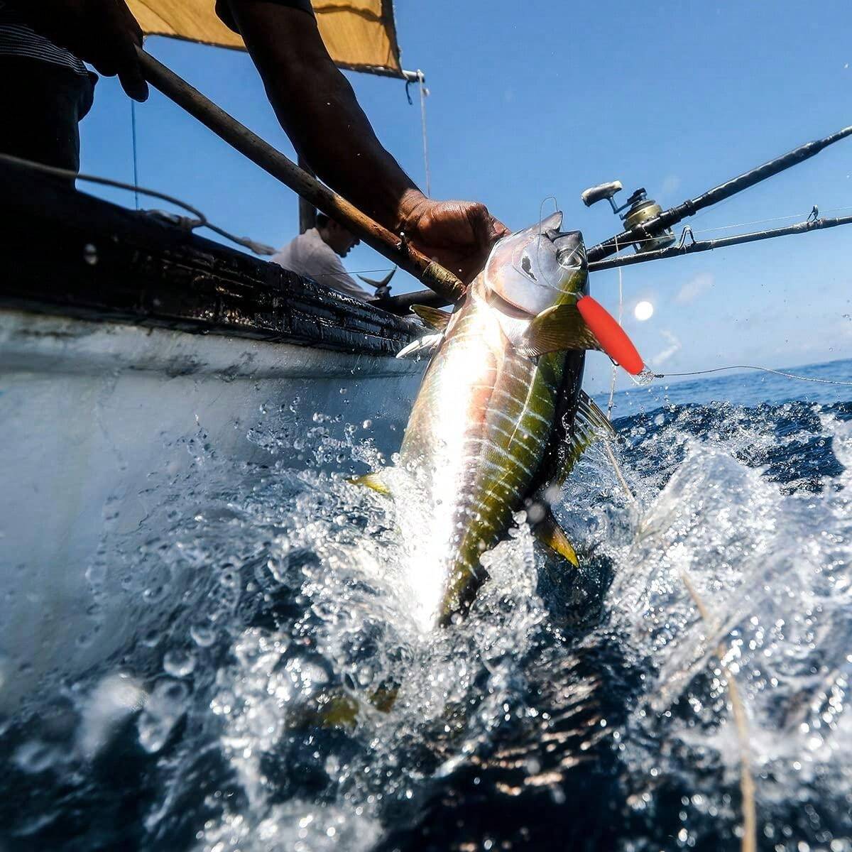 Fishing Bobbers Floats For Catfish, Vibrant Hard Foam Fishing Peg ...