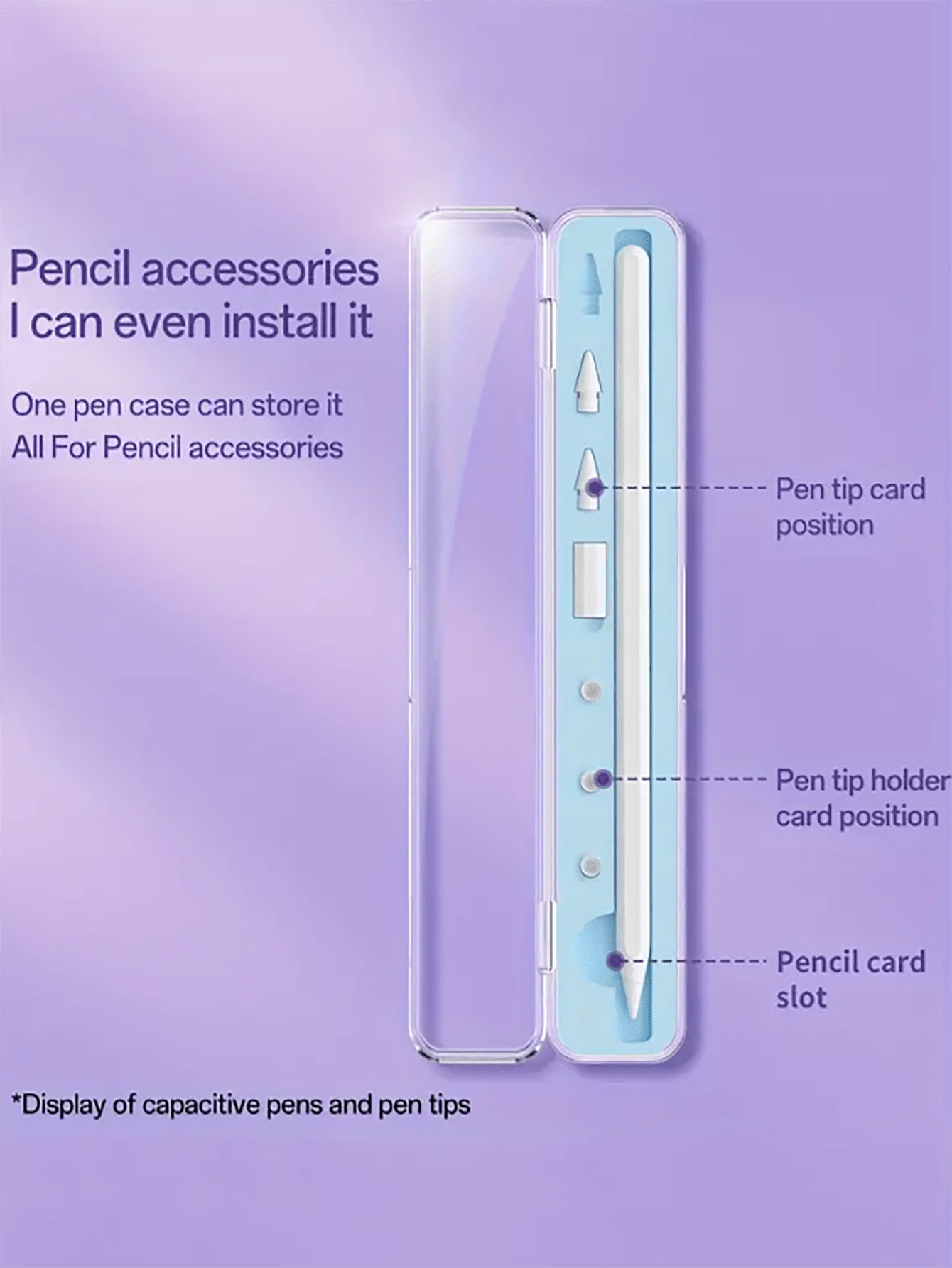 Convenient Storage Box Compatible With Apple Pencil, Suitable For 1st ...