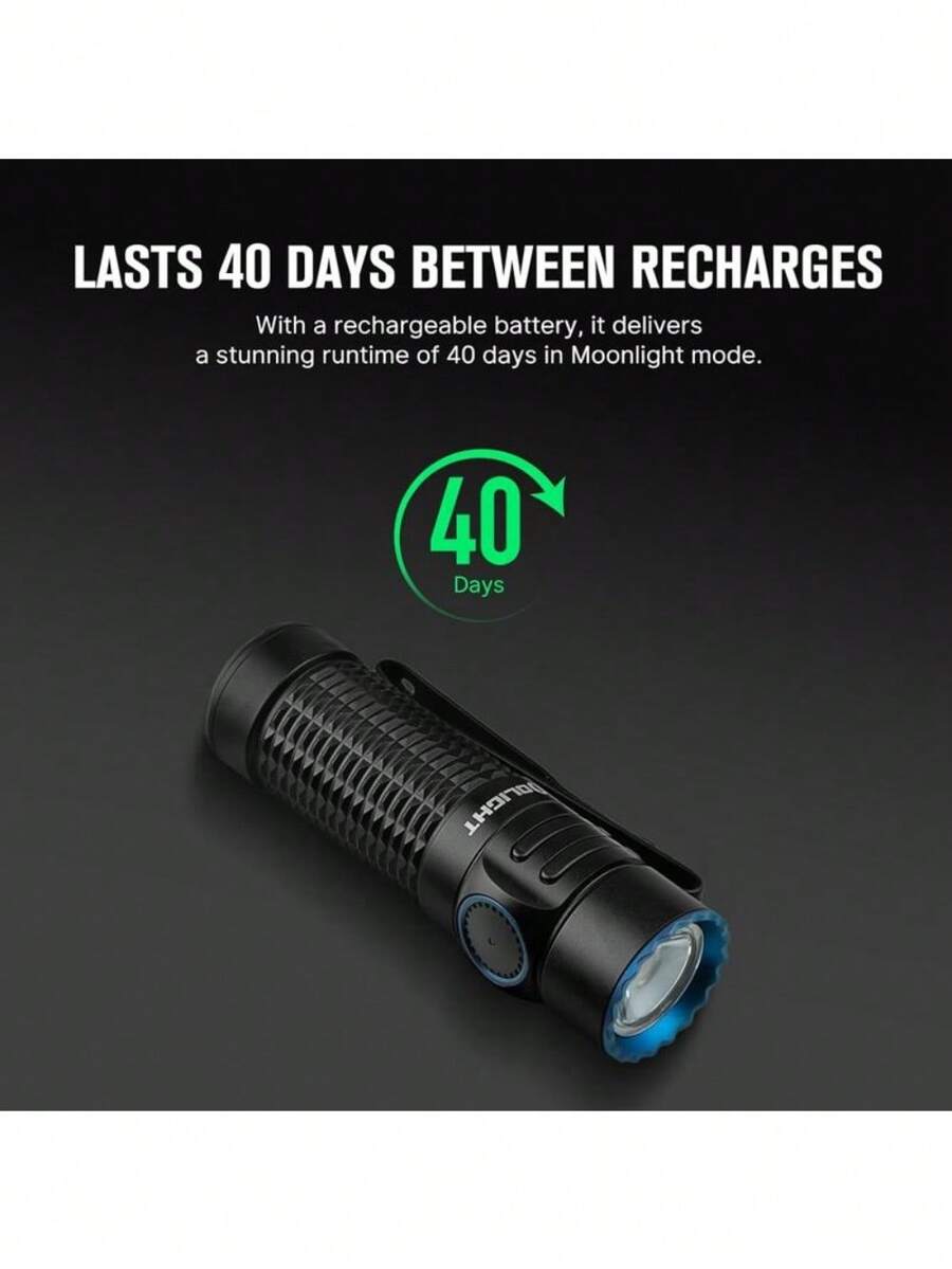OLIGHT Warrior Nano Flashlight, 1200 Lumens Rechargeable LED Light With ...