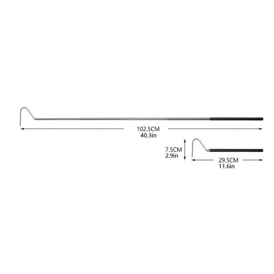Retractable Stainless Steel Snake Hook – 102.5CM (40.4in) Reptile ...