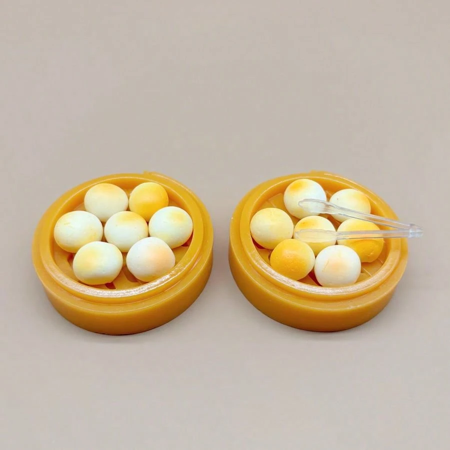 Mini Bun/Steamed Bun Model, Realistic Kitchen Steamer, Kitchen Mini ...