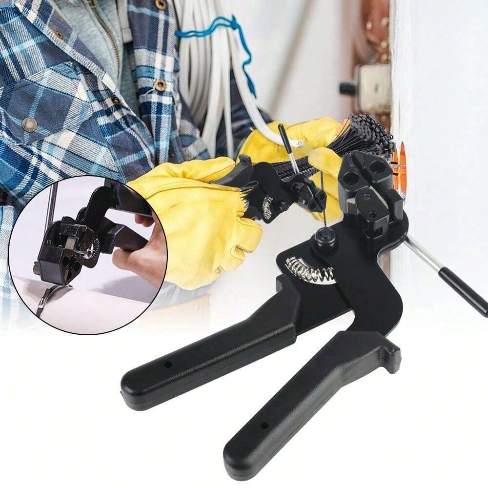 Zip Tensioning Tool Cable Ties Plier Automatic Zip Gun Locking Tie Wrap ...