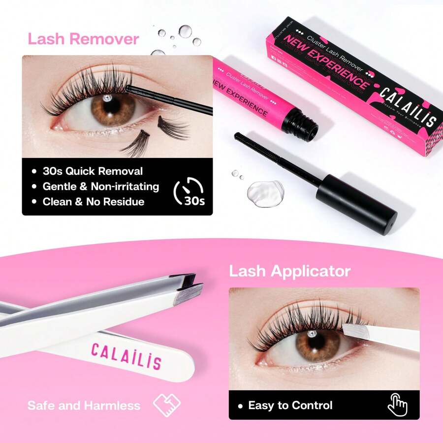 88Pcs D Curl CALAILIS Lash Extension Kit For Travel, Eyelash Extension ...