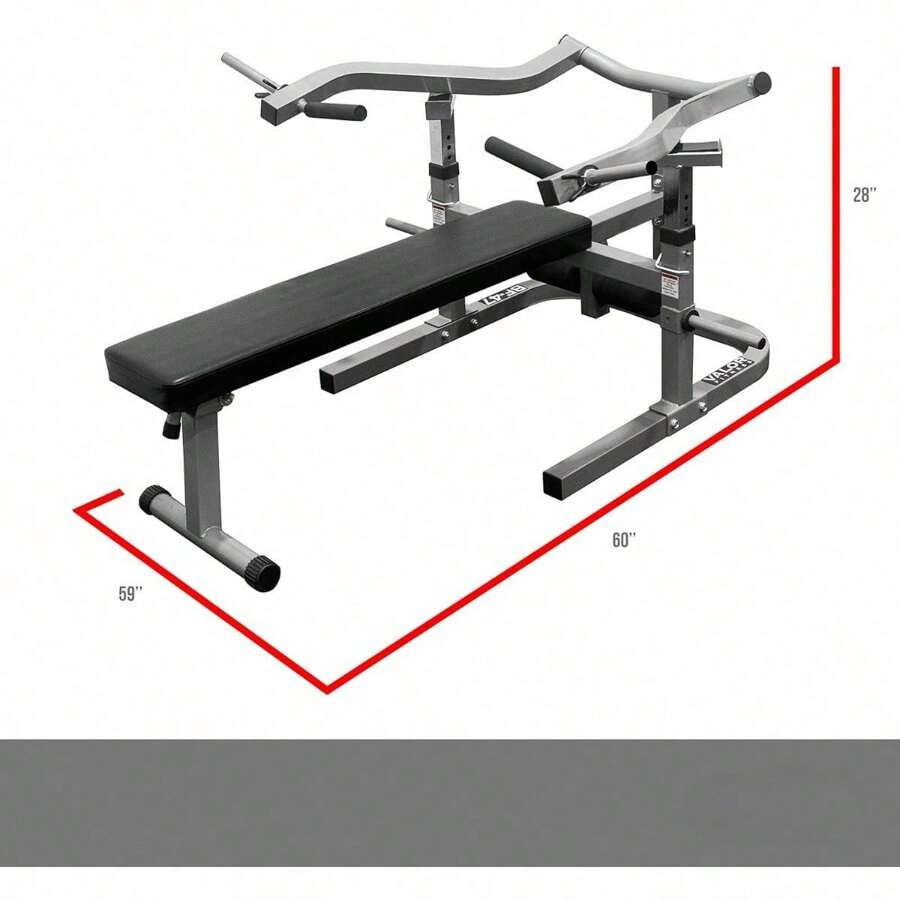 Chest Press Machine – Independent Converging Arms - 9 Adjustable ...