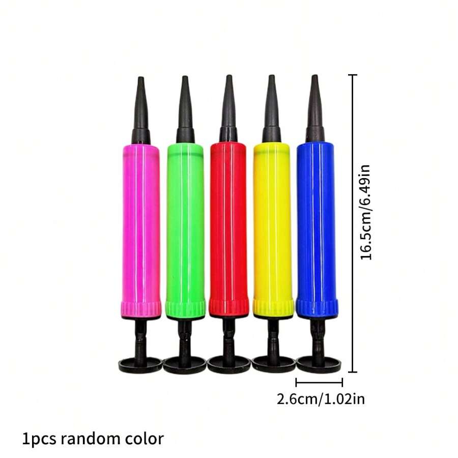 1 Hand Push Pump New Hand Push Plastic Balloon Manual Inflator Toy ...