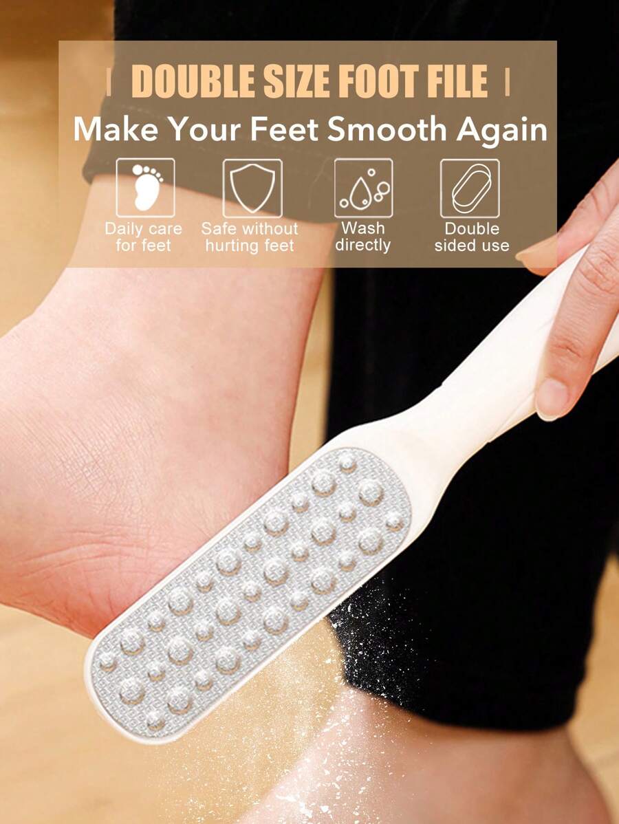 1pc Double Side Foot File Professional Rasp Heel Grater Hard Dead Skin ...