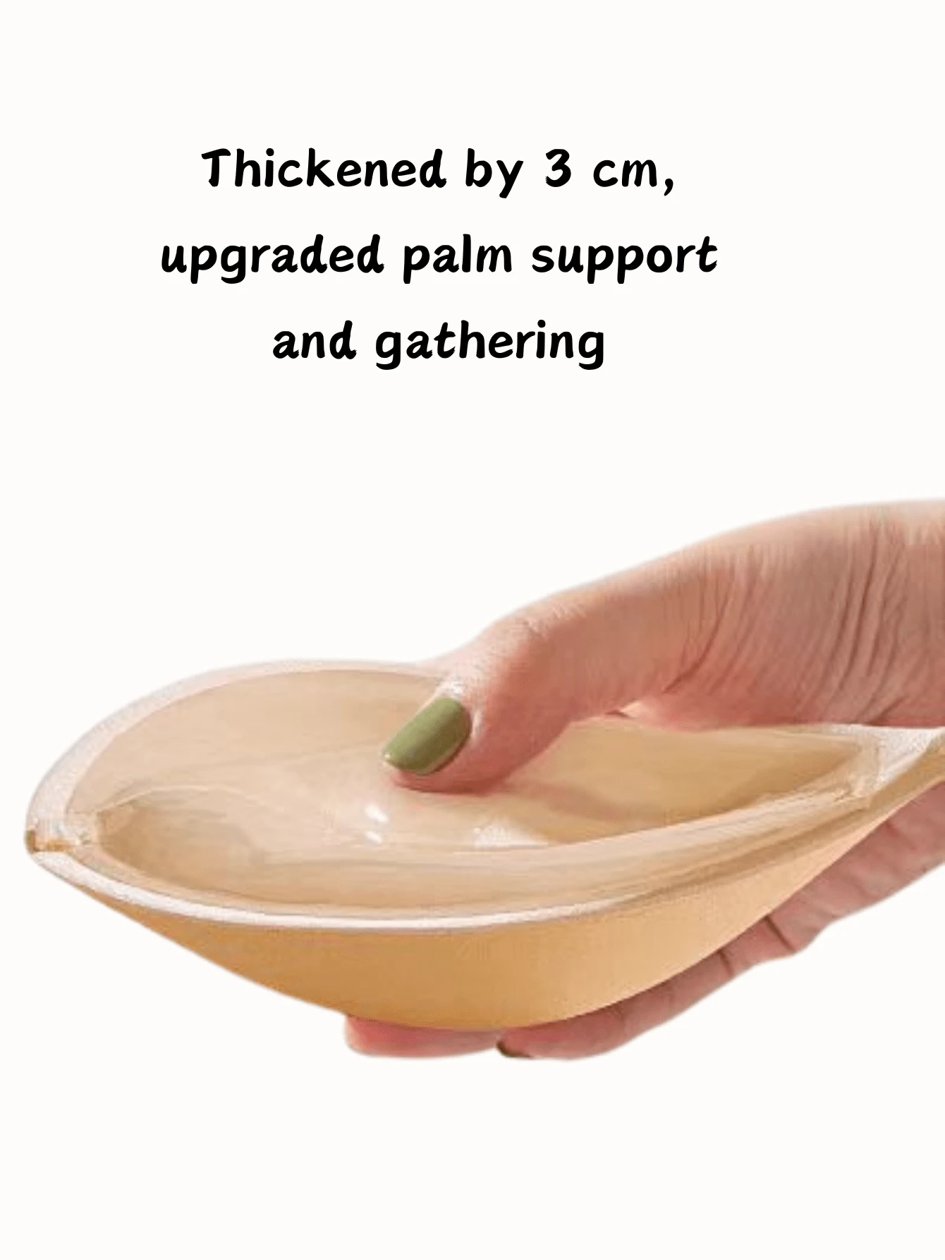 Invisible Push-Up Cup Nipple Support Bra For Small Breasts (With ...