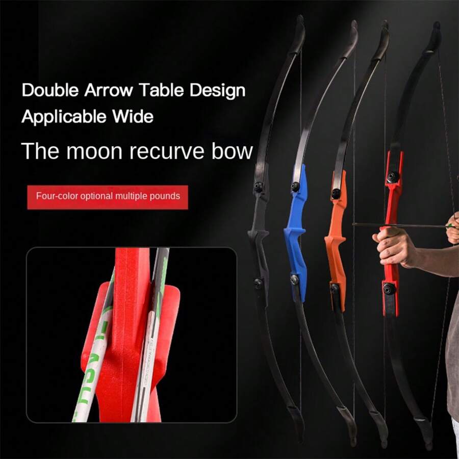 Bow And Arrow Equipment Running Moon Recurve Bow Dual Arrow Table Left ...