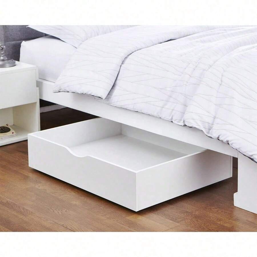 The Storage MAX - White Underbed Organizer With Wheels | SHEIN USA