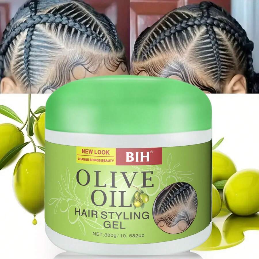 300g Large Bottle Olive Oil Hair Wax Gel, Affordable Pack, Colorless ...