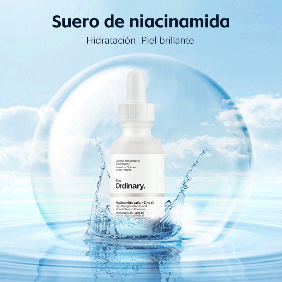 Suero Serum The Ordinary Niacinamida al 10% + Zinc 1% - De uso Diario ...