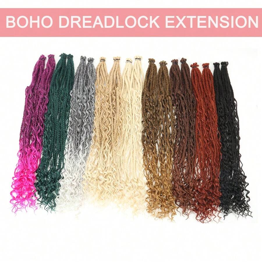 Extensiones de rastas hechas a mano de 24 pulgadas, extensiones de ...