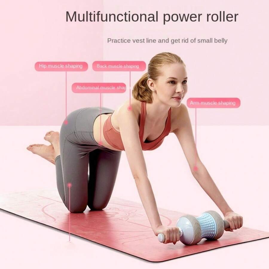 Multifunction Push-Pull Wheel, Belly Exercise Abdominal ,Muscle Crunch Trainer Rolling Belly ...