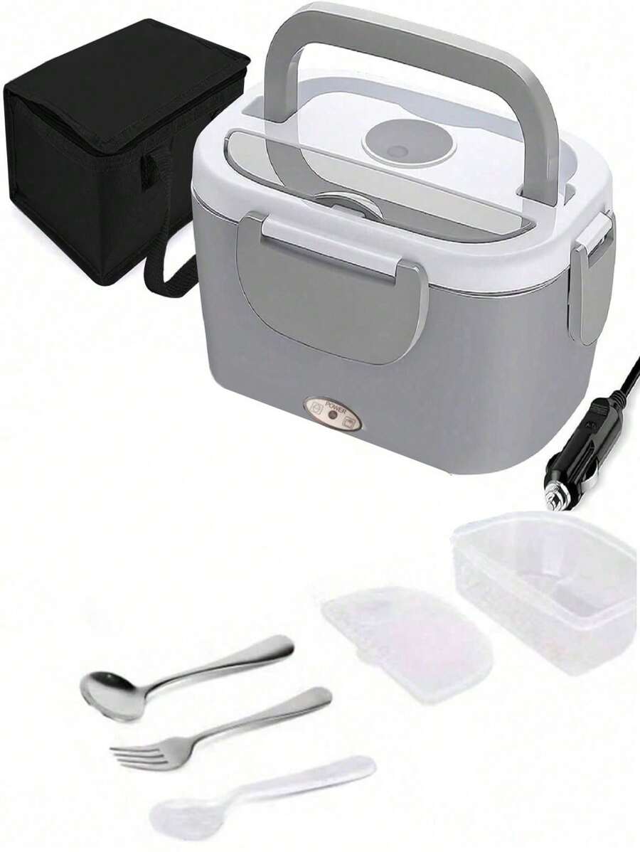Electric Lunch Box Food Warmer - Herrfilk Portable Food Heater For Car ...