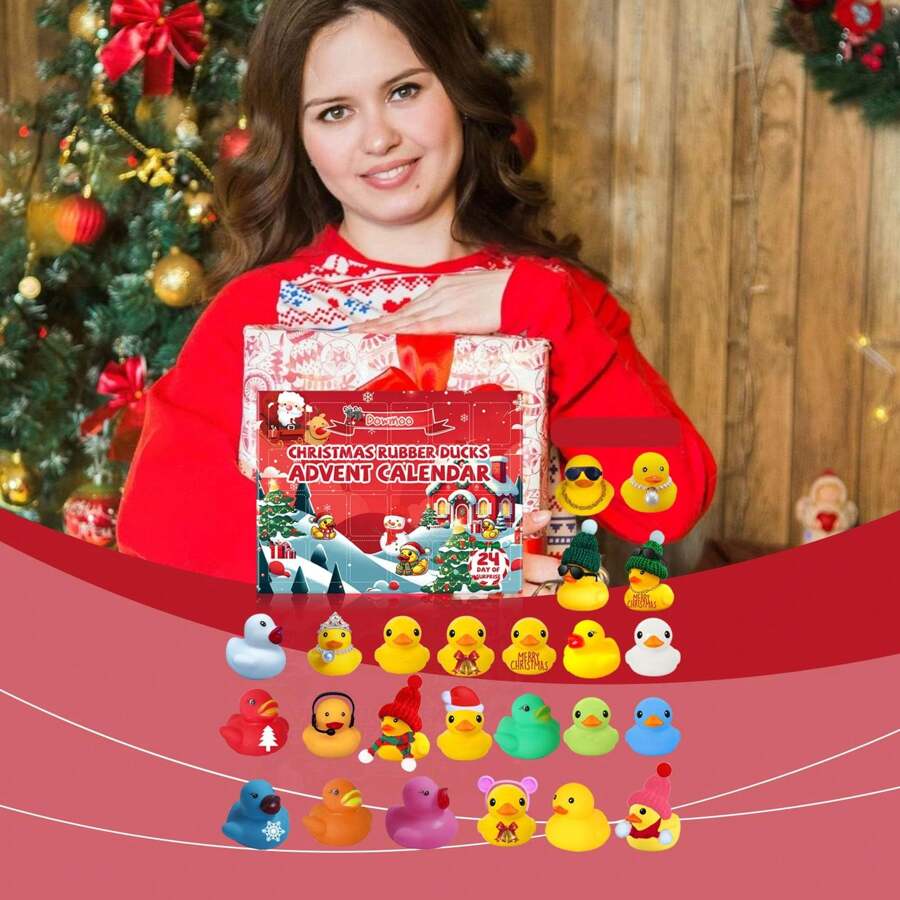 Badeend Adventskalender 2024 Adventskalender Kerstbadeendjes - 24 Dagen ...