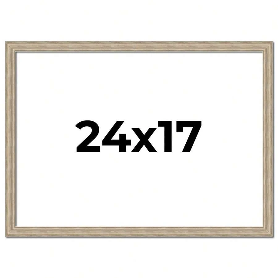 Custompictureframes.Com 24x17 Thin Barnwood Picture Frame UV Acrylic 2 ...