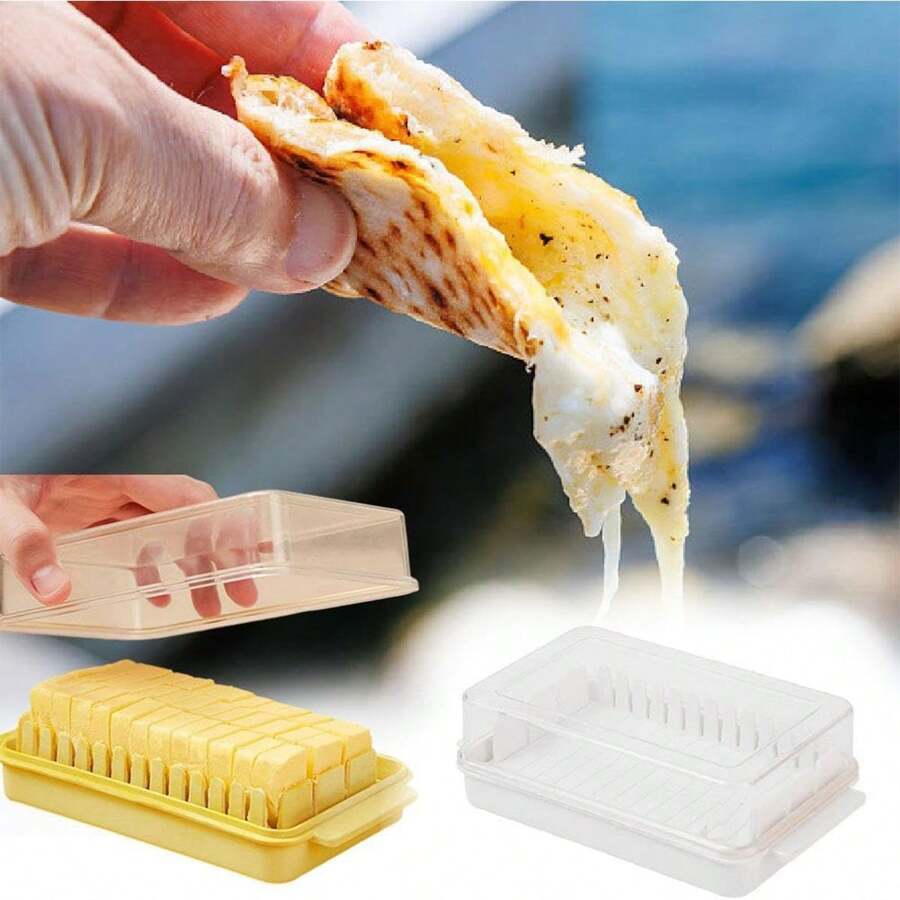 Butter Storage With Lid Butter Dish For Refrigerator Shelf Butter ...