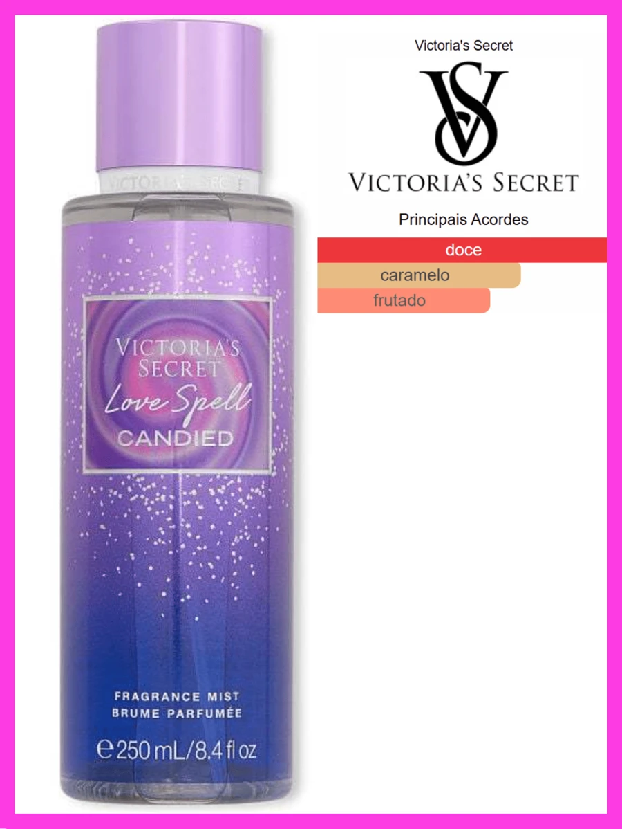 Perfume Victorias Secret Love Spell Candied Body Splash Corporal 250ml ...