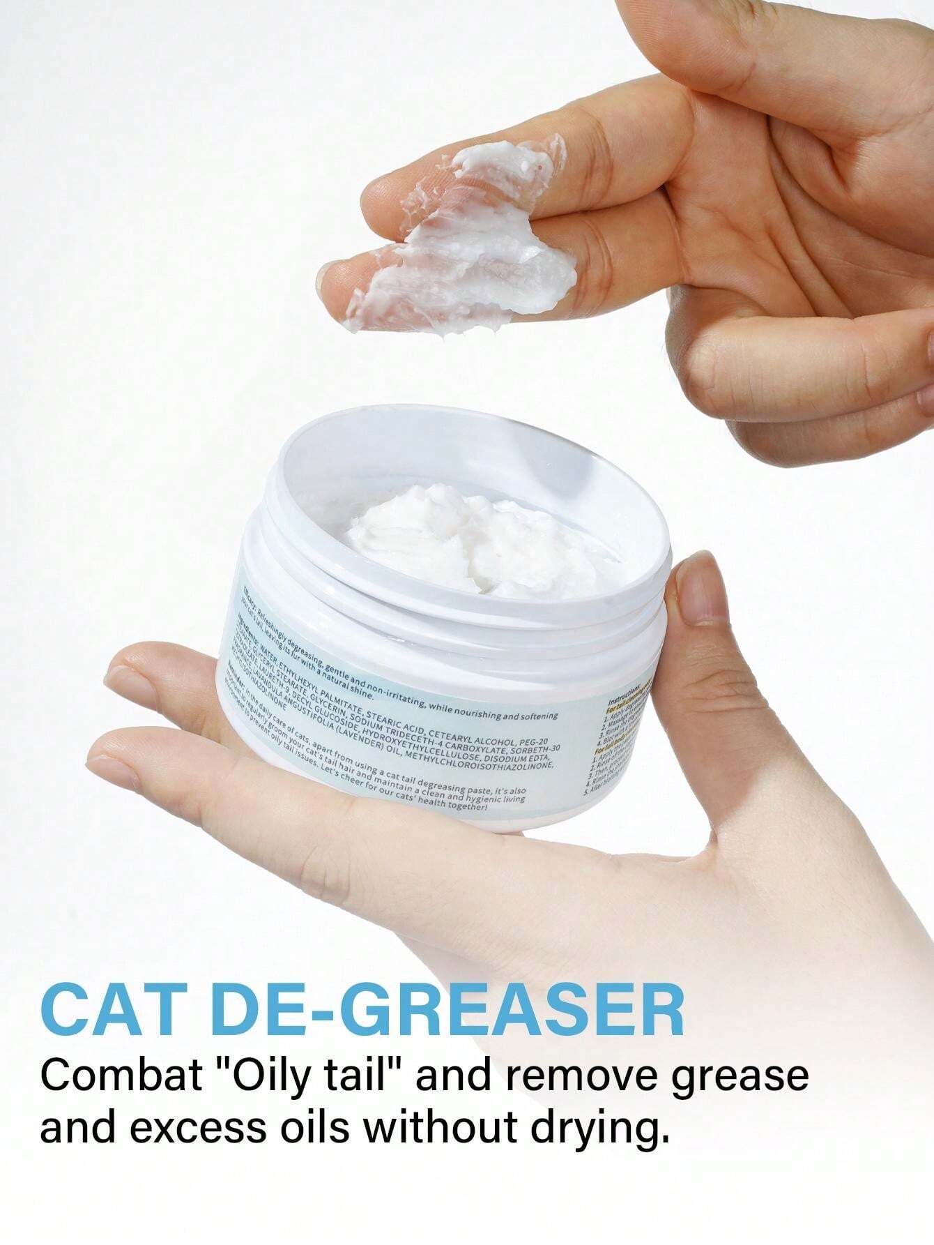 GJYC PET Cat Oily Tail Cleanser - Removes Oil, Grease, And Dandruff, PH ...