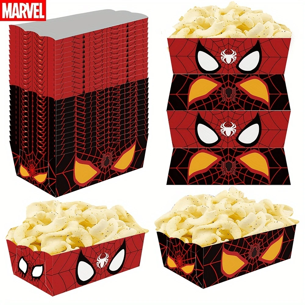 Marvel 24-Piece Party Piece Grease-Proof Fries & Burger Boxes - Perfect ...