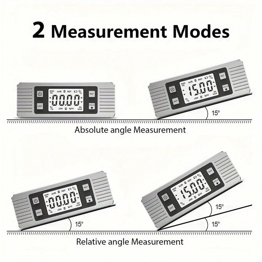 Mini Digital Angle Finder Magnetic Angle Gauge With Level Tool ...
