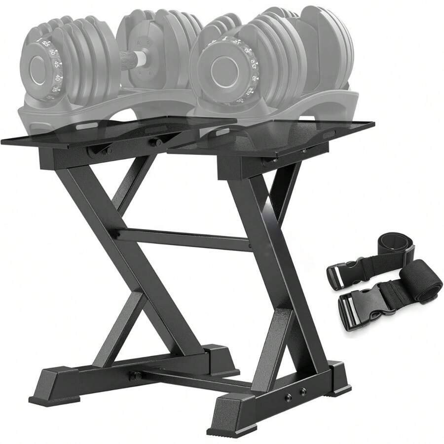 Adjustable Dumbbell Rack Weight Rack Heavy Duty, Home Gym Dumbbell ...